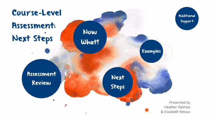Course-Level Assessment Next Steps by Elizabeth Nesius on Prezi