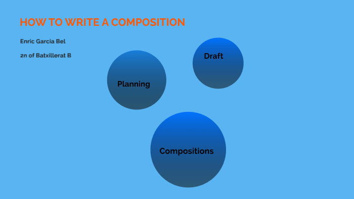 How to write a good composition by Enric Garcia Bel on Prezi