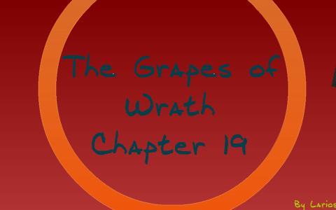 The Grapes of Wrath: Chapter 19 by Sara Larios on Prezi