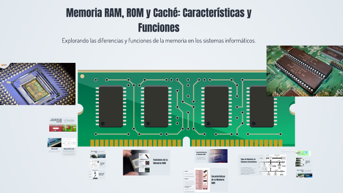 Memoria RAM, ROM y Caché: Características y Funciones by Israel ...