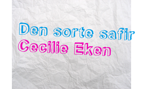 Den sorte safir by Josefine Rosengaard on Prezi