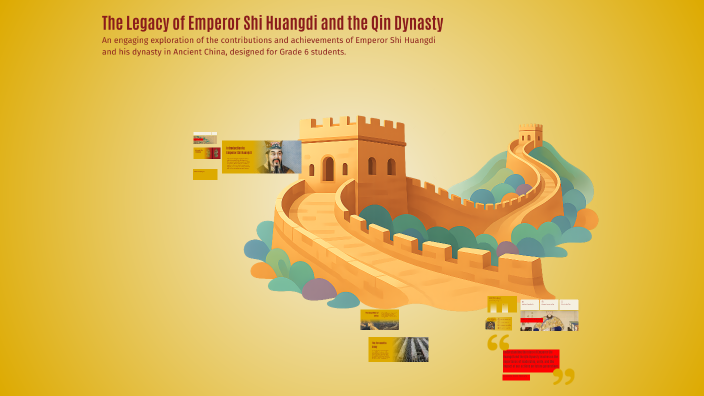 The Legacy of Emperor Shi Huangdi and the Qin Dynasty by Khadija Zafar ...