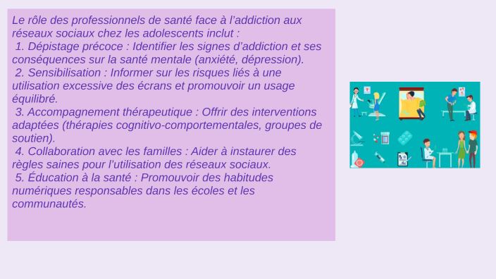 Addiction aux Réseaux Sociaux chez les Adolescents by Ranim H on Prezi