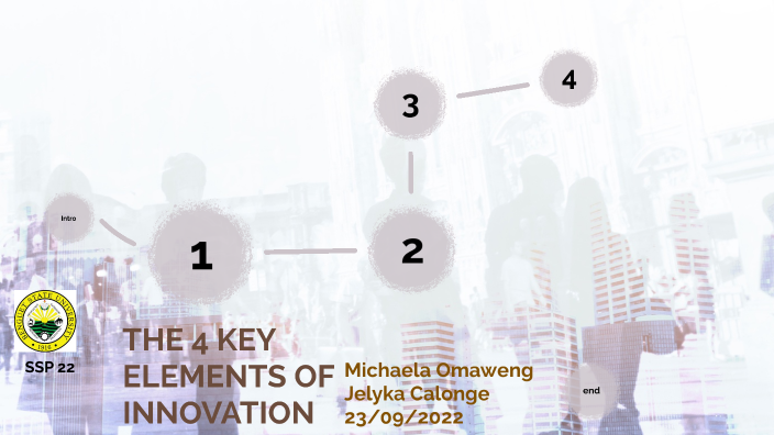 The 4 Key Elements of Innovation by Michaela Omaweng on Prezi