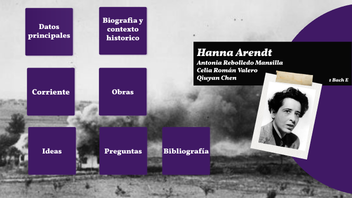 Hannah Arendt Celia Román, Antonia Rebolledo y Qiuyan Chen 1BACH E by ...