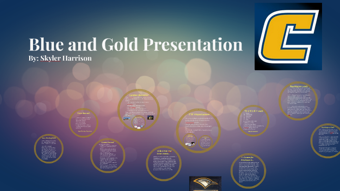Blue and Gold Presentation by Skyler Harrison on Prezi