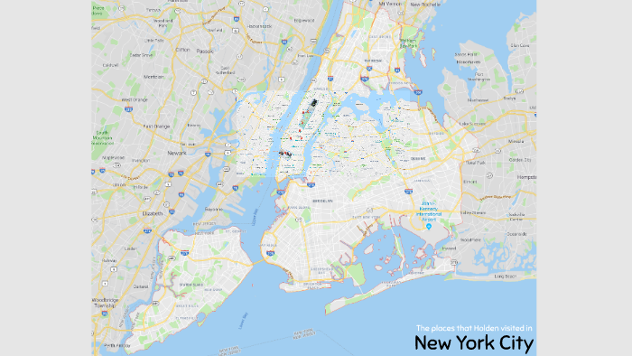 The Places That Holden Visited In New York City by Ozan Celebi on Prezi
