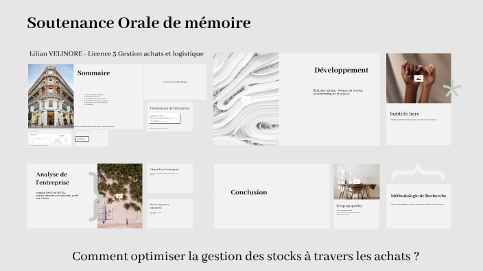 Optimisation des Achats et Gestion des Stocks by Lilian VELINORE on Prezi