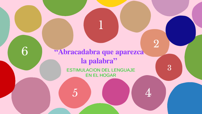 Estimulación del lenguaje en el hogar by Maria José Barroso on Prezi