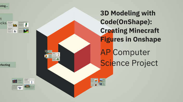 3D Modeling with Code: Creating Minecraft Figures in Onshape by ...