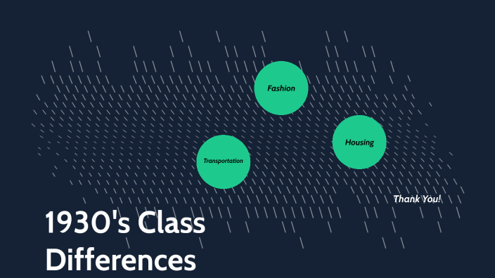 1930's Class differences by Kannon Dierks on Prezi