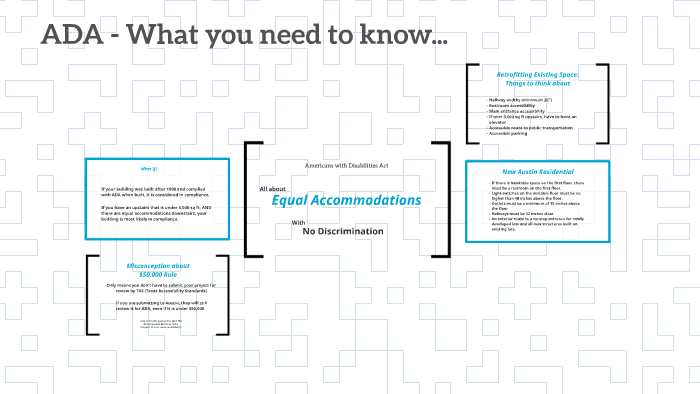 ADA - What you need to know... by Spencer Group Architects on Prezi