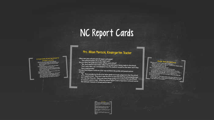NC Report Cards by Nicole Marshall on Prezi