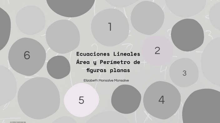 Ecuaciones Lineales - Área y Perímetro en regiones planas by ELIZABETH ...
