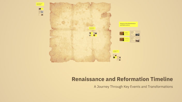Renaissance and Reformation Timeline by Ava Starks on Prezi