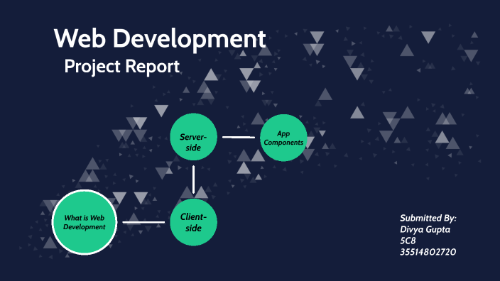 Web Development Project Report by Divya Gupta on Prezi