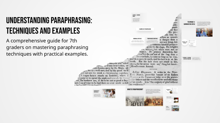 Understanding Paraphrasing: Techniques and Examples by Yara Abufakher ...