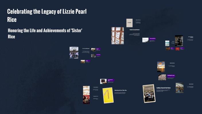 Celebrating the Legacy of Lizzie Pearl Rice by Leigh Rice on Prezi