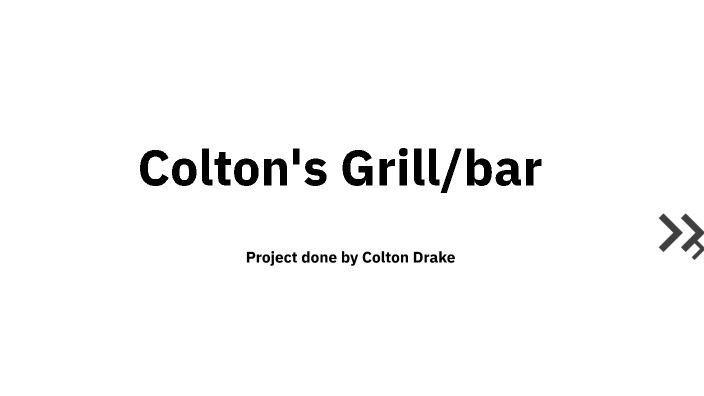 Colton's Dinner Menu Project by colton drake on Prezi