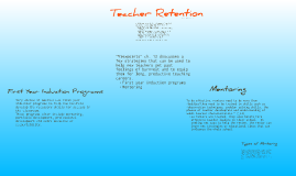 Teacher Retention by Beth Shimer