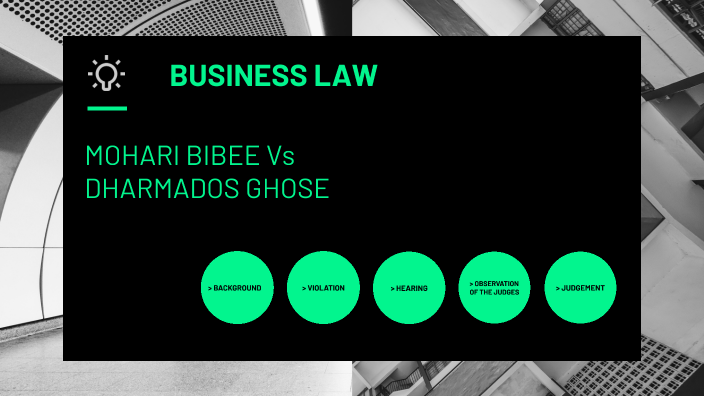 Mohori Bibee Vs Dharmodas Ghose by Chandeesh Manoharan on Prezi