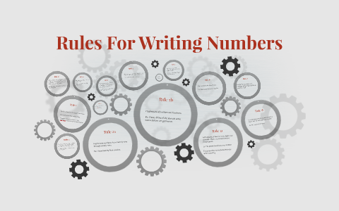 Rules For Writing Numbers by Kevin Tran on Prezi