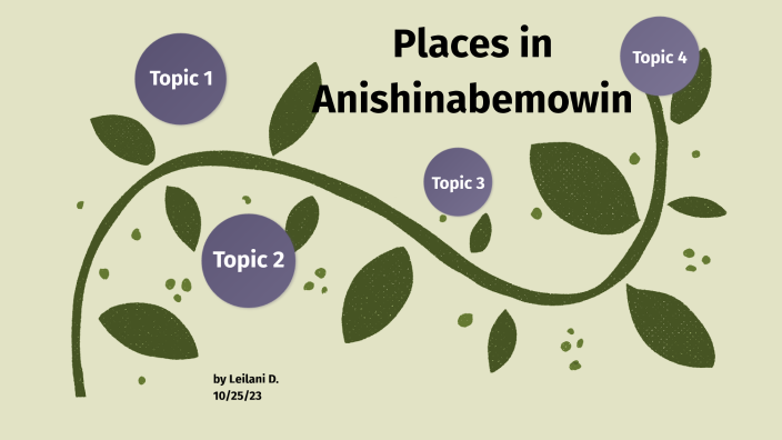 Places in Anishinaabemowin by L D on Prezi