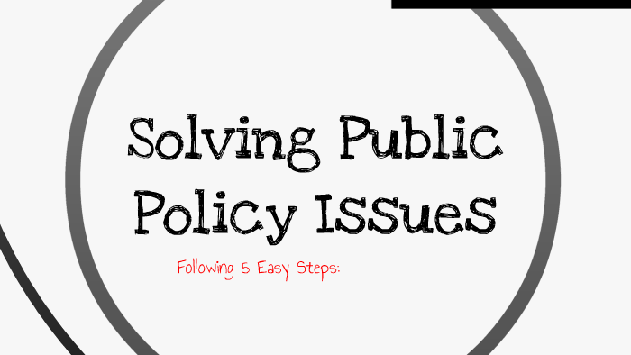 Public Policy Issues by Jim deHaan on Prezi