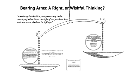 Bearing Arms: A Right, or Wishful Thinking? by Justin Jansky on Prezi