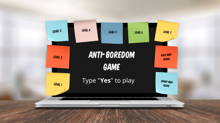 Anti-Boredom Game by Benjamin Lavender on Prezi