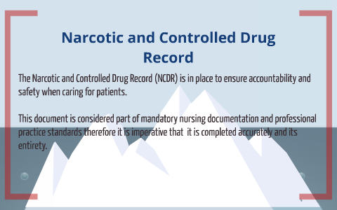 Narcotic and Controlled Drug Record by Leo C on Prezi