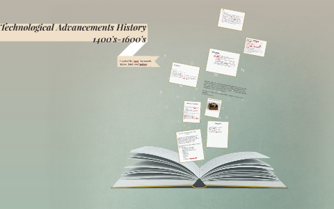 Technological Advancements History 1400's-1600's by Sedona Rose ...