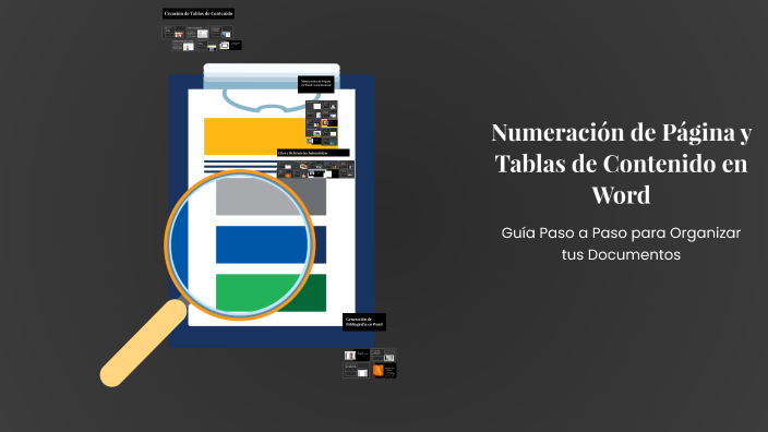 Numeración de Página y Tablas de Contenido en Word by Brenda DanielA ...