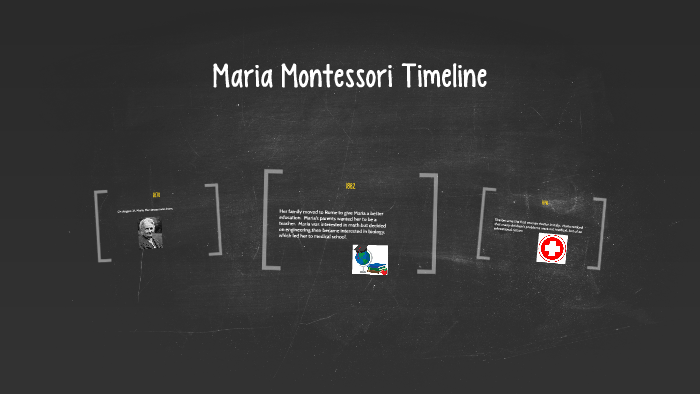 Maria Montessori Timeline by katie R. on Prezi