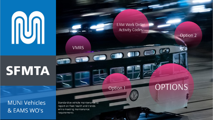 MUNI Vehicles & EAMS WO's by Weldon Crabb on Prezi