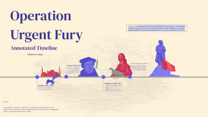 Operation Urgent Fury Annotated Timeline by Maureen Leintu on Prezi