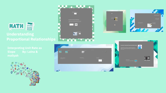 Maliyah/Laina Understanding Proportional Relationships by Maliyah Brown ...