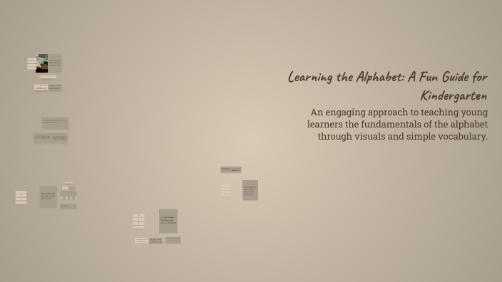 Learning the Alphabet: A Fun Guide for Kindergarten by Katy OwO on Prezi