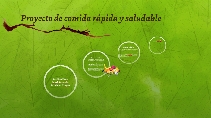 Proyecto de comida rápida y saludable by Beatriz Elena on Prezi