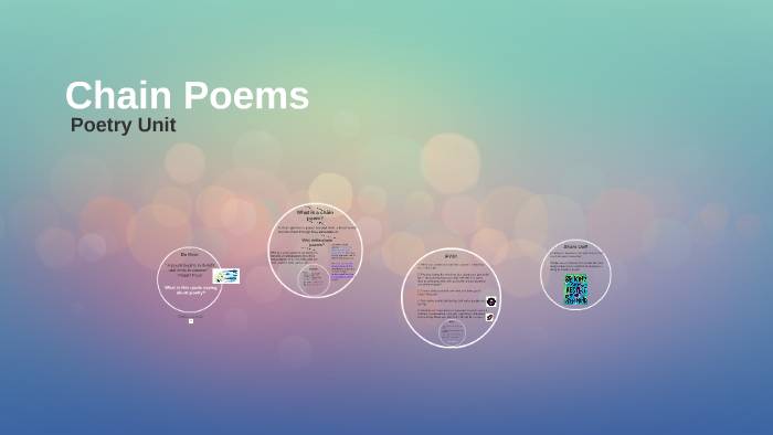 Chain Poems by Helen Fox on Prezi
