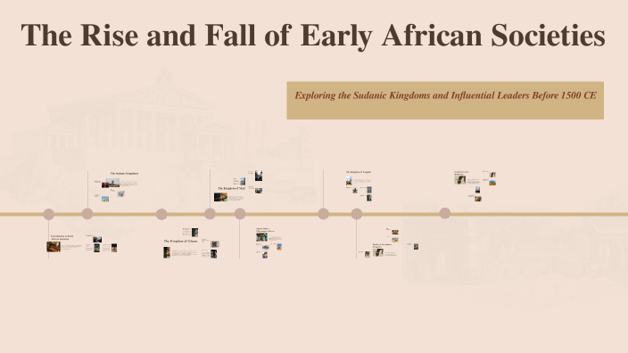 U3W1 Wednesday The Rise and Fall of Early African Societies by Jerome ...