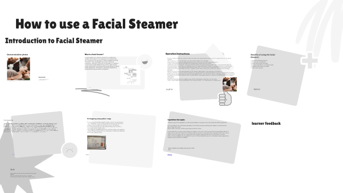 Facial Steamer Safety by Shyla Saad on Prezi
