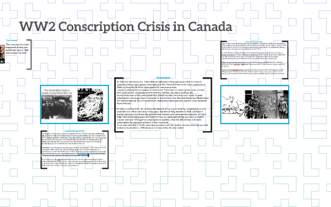 WW2 Conscription Crisis in Canada by Pardeep Gill on Prezi