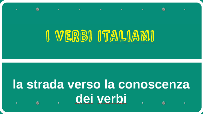 I VERBI ITALIANI by beatrice grasso on Prezi