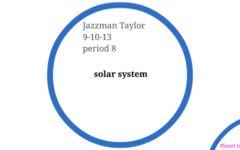 solar system by Jazzman Taylor on Prezi