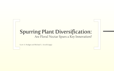Spurring plant diversification: are floral nectar spurs a key ...