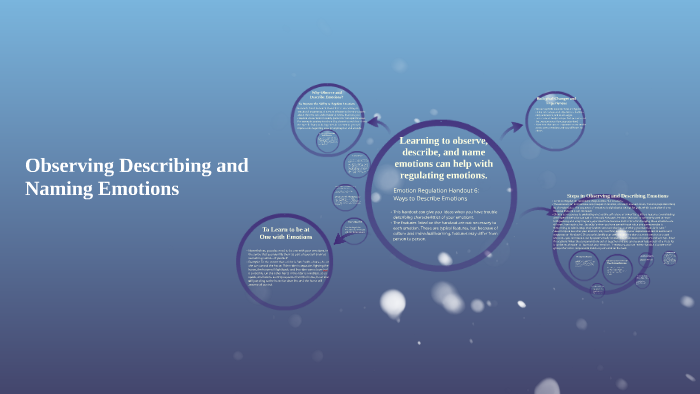 Observing Describing and Naming Emotions by megan gewitz on Prezi