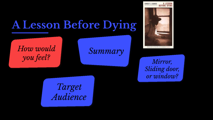 A Lesson Before Dying by Bridger Anderson on Prezi