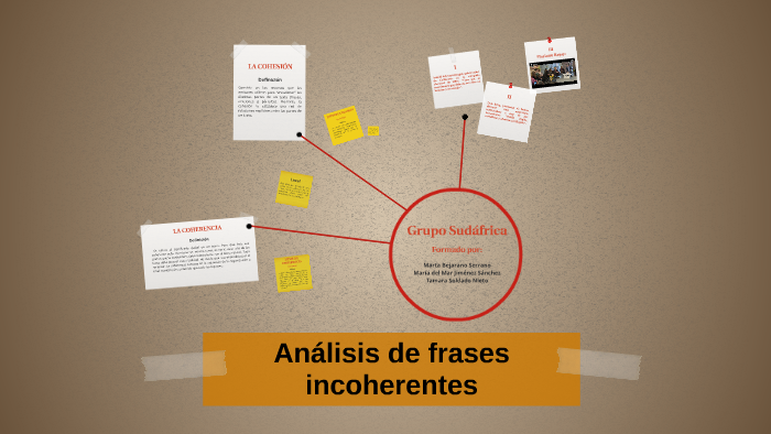 Análisis de frases incoherentes by Marta Bejarano on Prezi