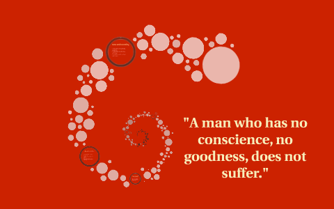 "A man who has no conscience, no goodness, does not suffer." by noemi ...